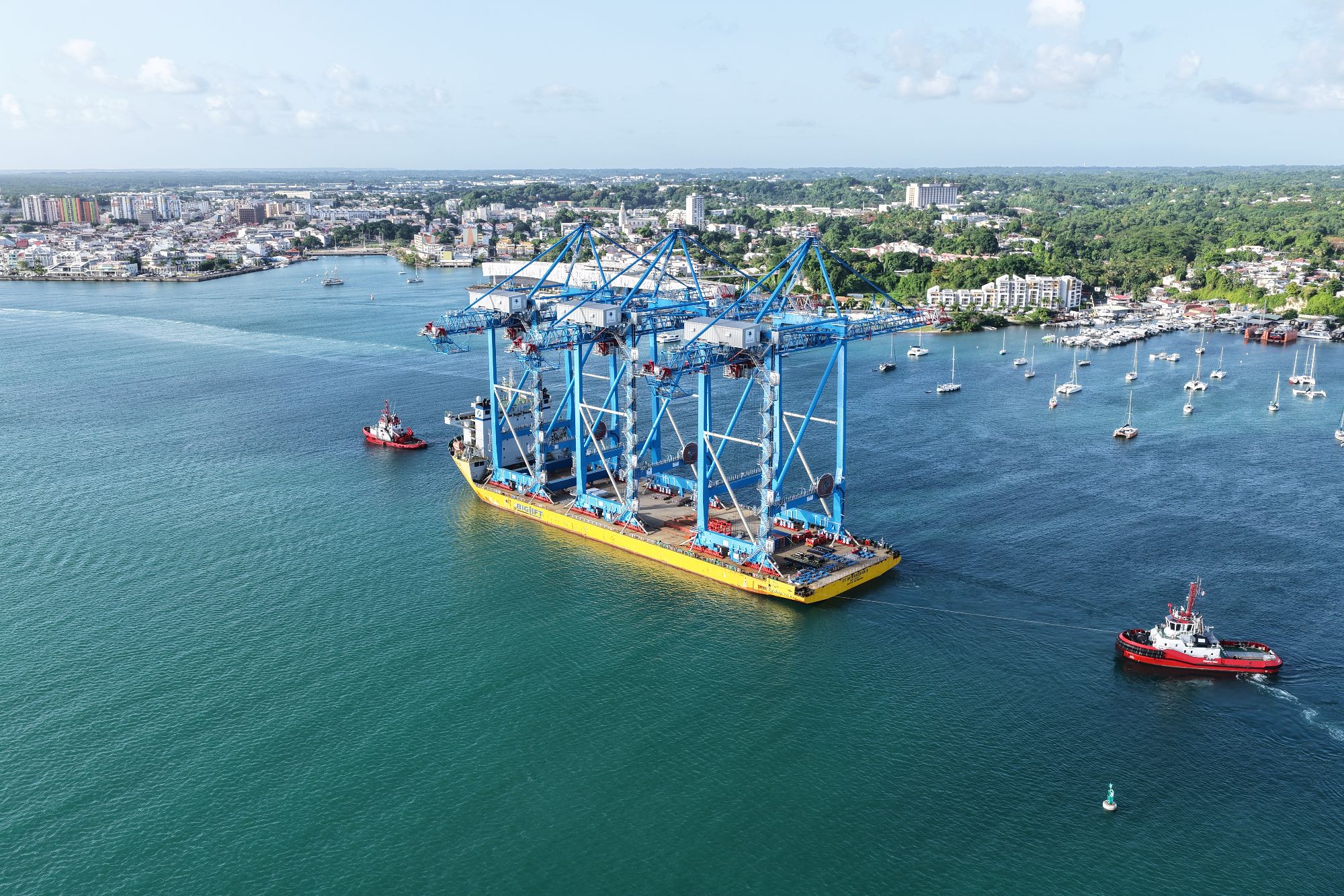 Grand Port Maritime de la Guadeloupe : les nouveaux portiques à ...