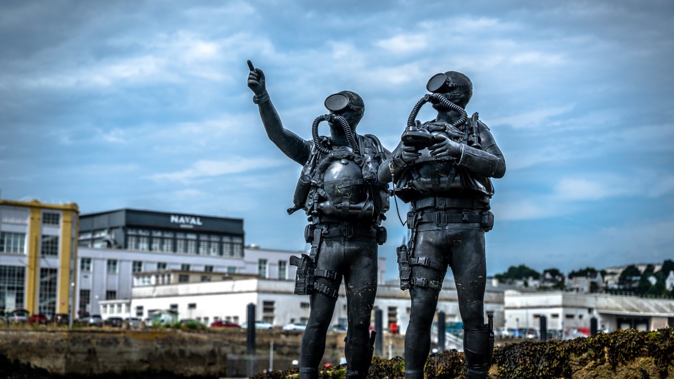 La base navale de Brest abrite un mémorial pour les nageurs de combat ...