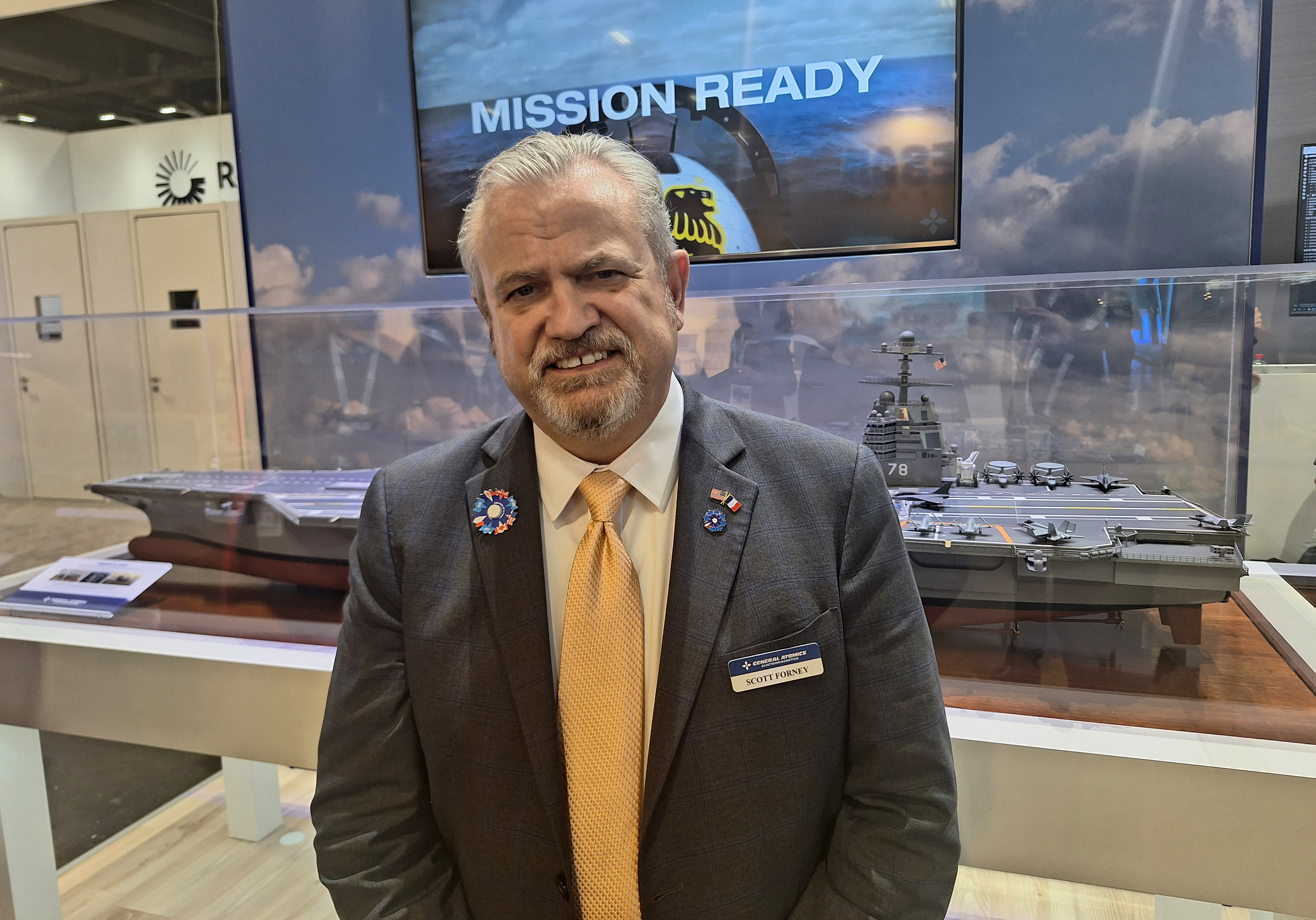 EMALS et AAG : échange avec Scott Forney, président de General Atomics ...
