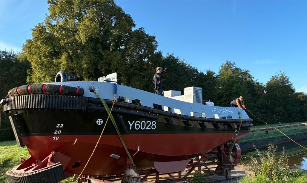 Merré met à l’eau le dernier remorqueur-pousseur du type RP 10 | Mer et ...