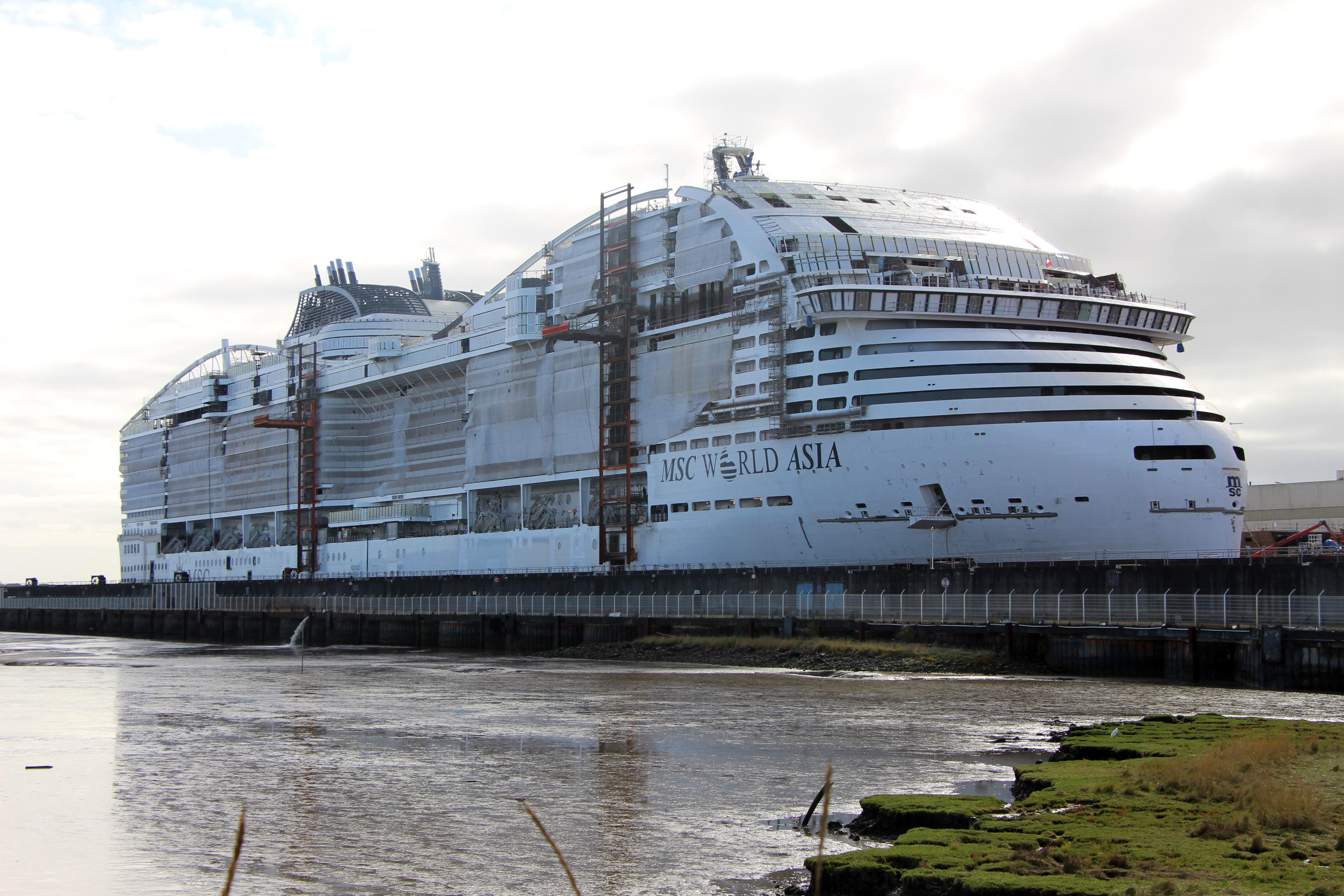 Chantiers de l’Atlantique : le nouveau paquebot géant de MSC va sortir ...