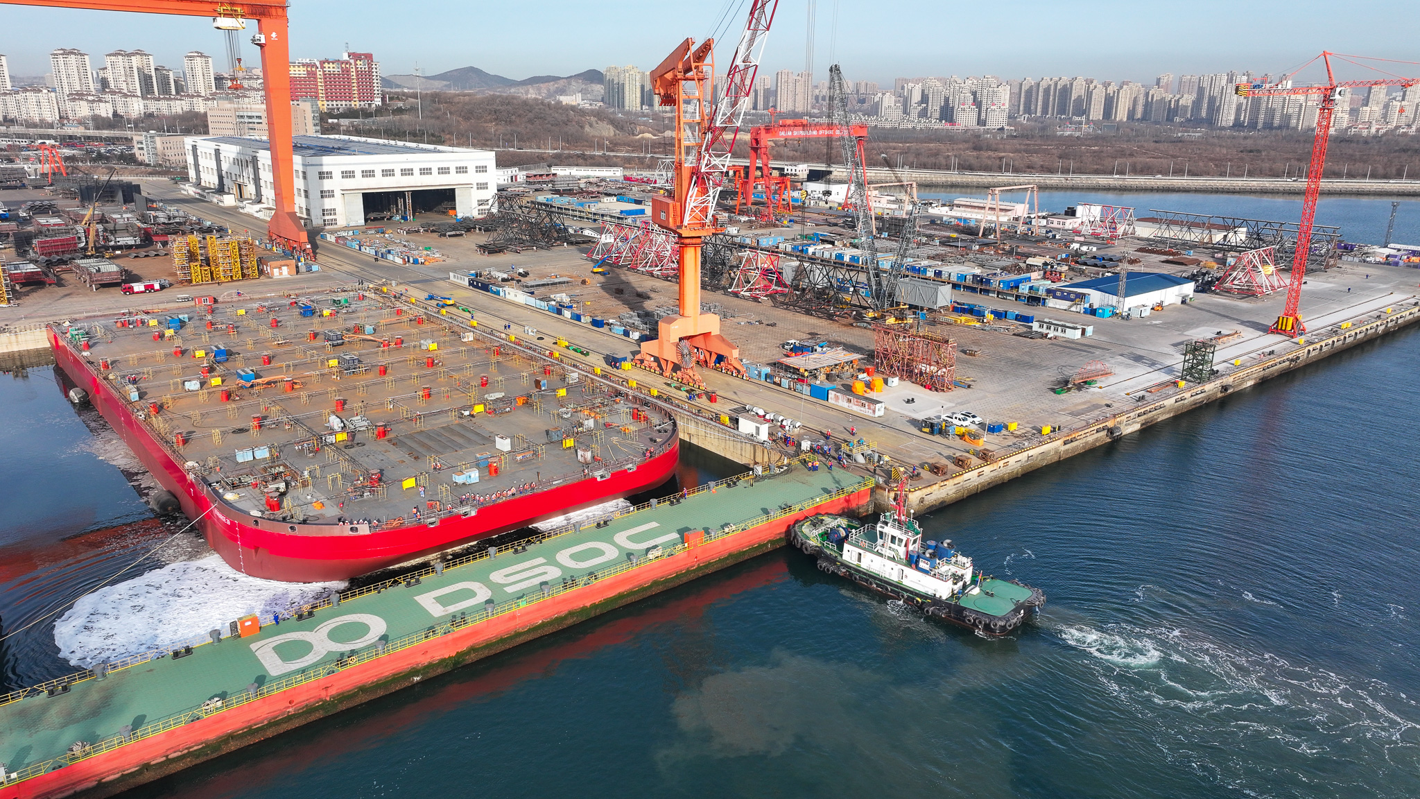 Lancement d’une nouvelle barge semi-submersible XXL pour BOA Offshore | Mer et Marine