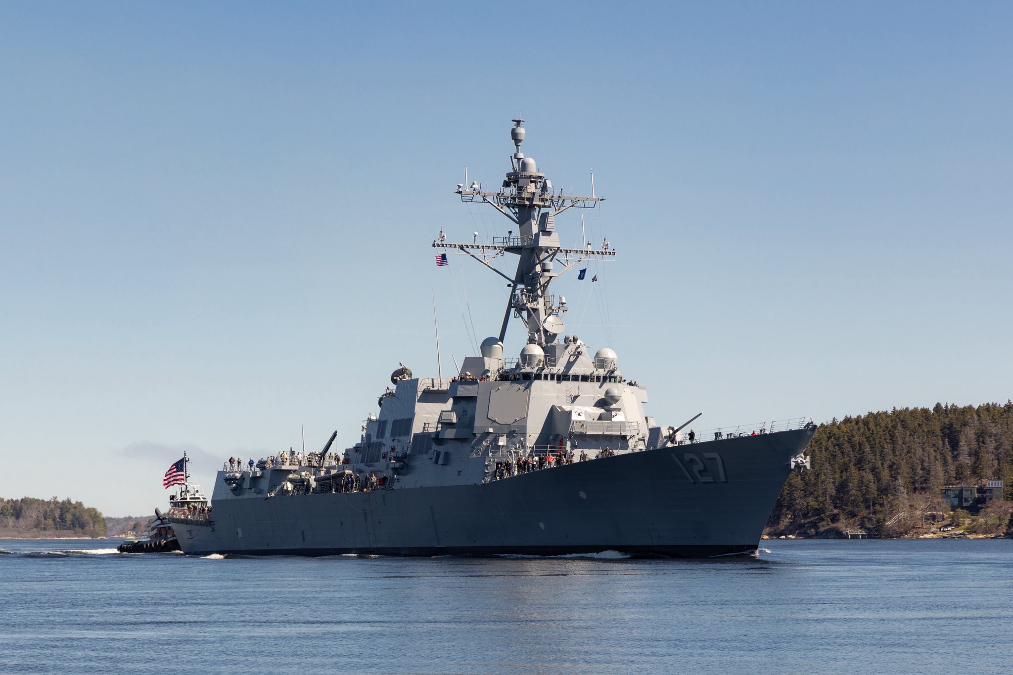 L'US Navy prend livraison de son dernier destroyer du type Arleigh ...