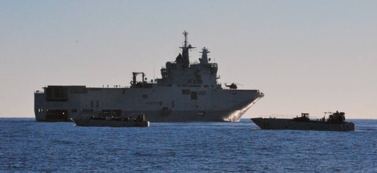 Le Mistral arrive aux Etats-Unis | Mer et Marine