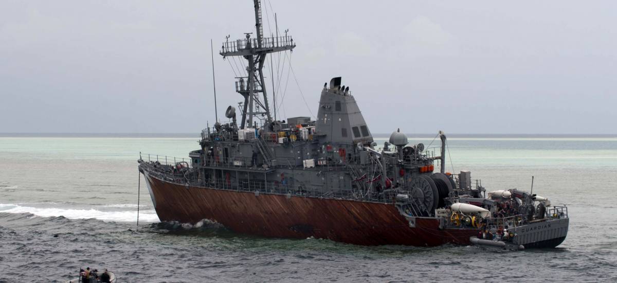 L’opération de sauvetage de l’USS Guardian se poursuit | Mer et Marine