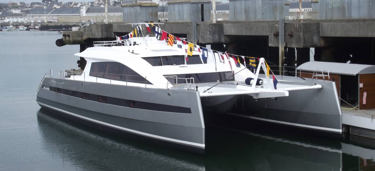 JFA met à l'eau son nouveau catamaran Long Island 85 | Mer et Marine