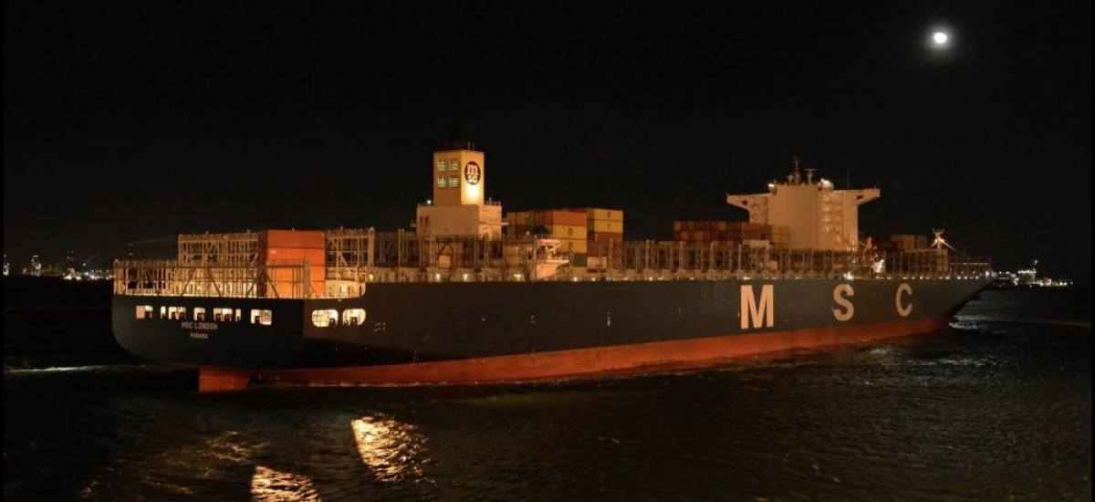 Fos : Escale record réussie pour le MSC London | Mer et Marine