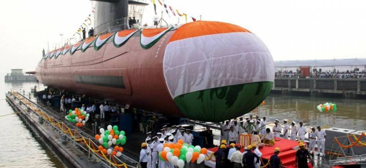 Mise à l’eau du premier Scorpene indien | Mer et Marine