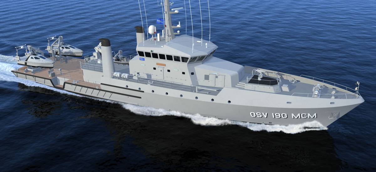 OSV 190 MCM : Ocea se lance dans la guerre des mines avec DCI et ECA ...