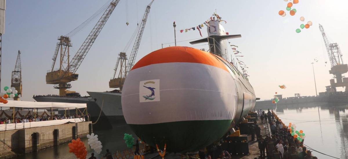 L’Inde met à l’eau son second Scorpene | Mer et Marine