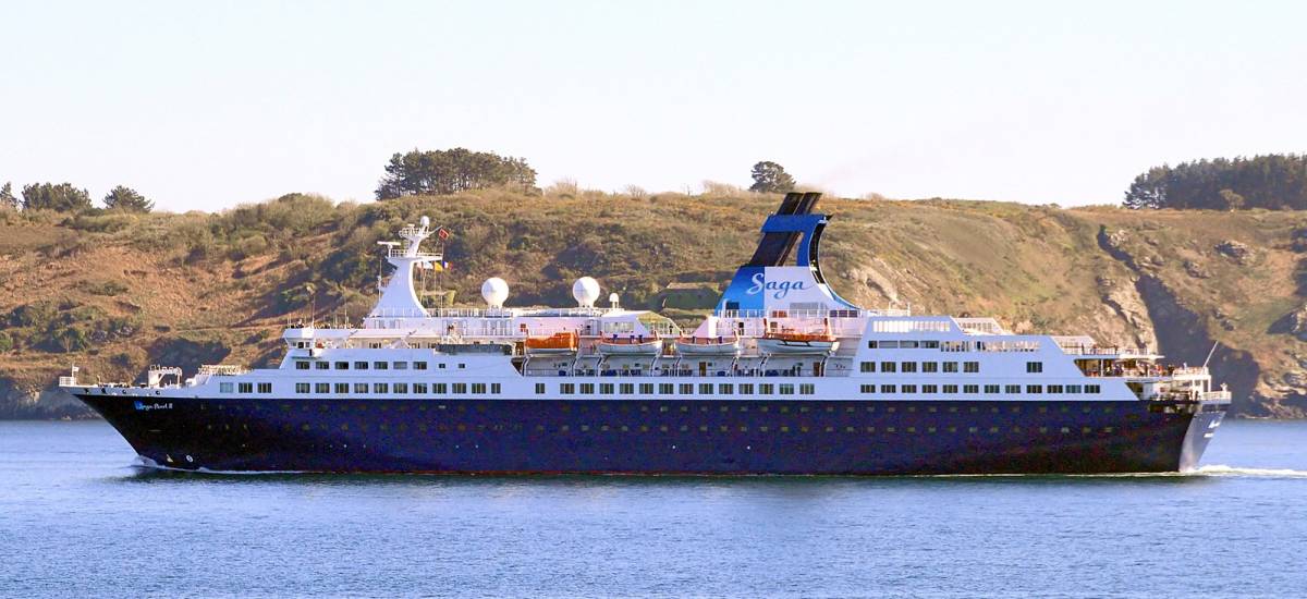 Le Saga Pearl II a inauguré la saison des croisières à Brest | Mer et ...