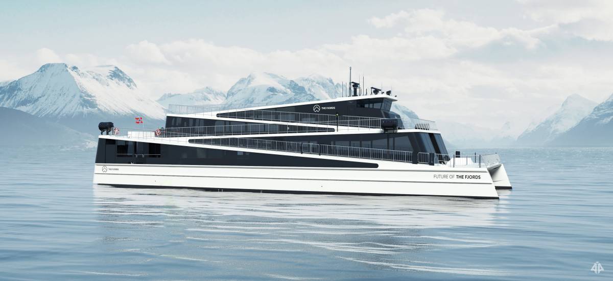 Un nouveau ferry futuriste tout électrique pour The Fjords | Mer et Marine