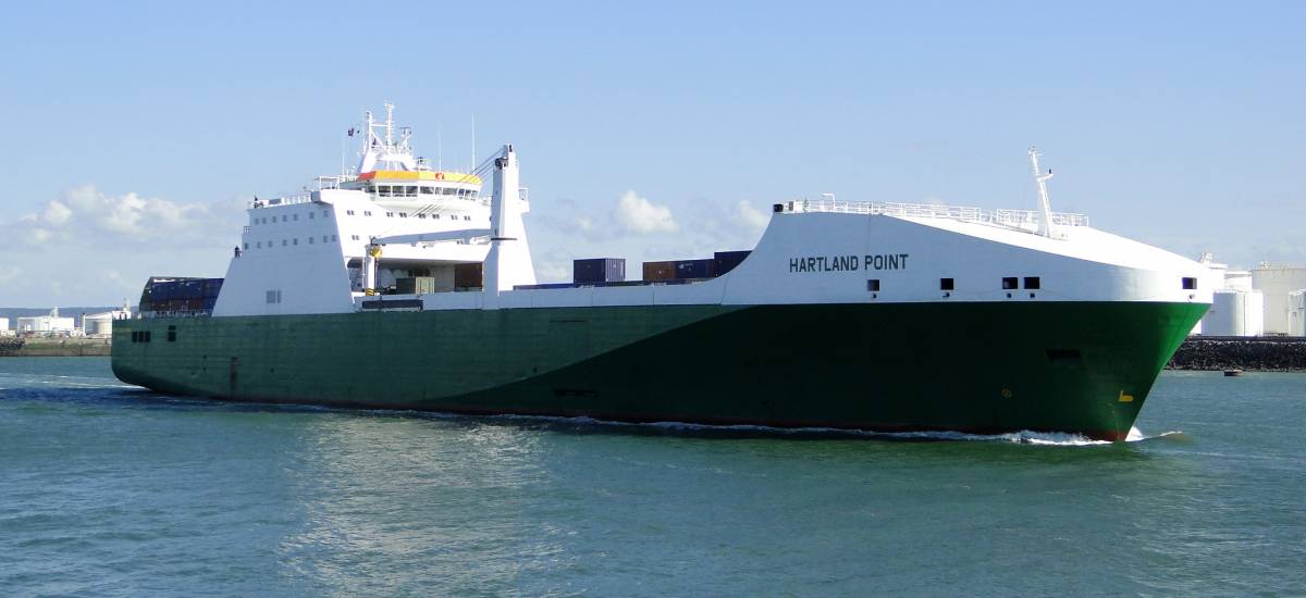 Le roulier Hartland Point de passage au Havre cet été | Mer et Marine