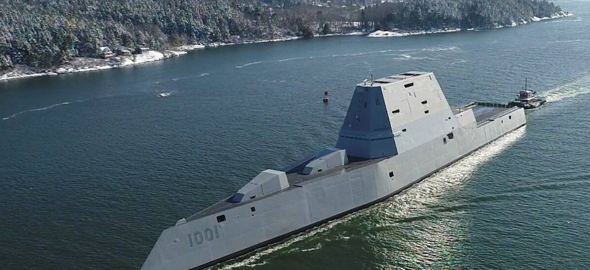 Le second Zumwalt achève ses essais en mer | Mer et Marine