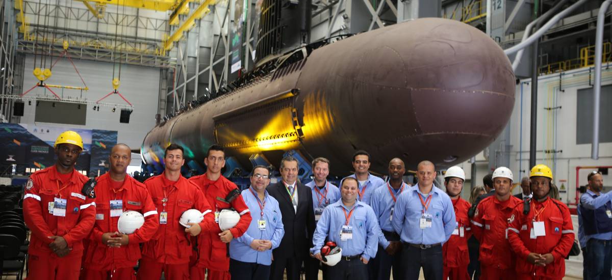 Inauguration présidentielle pour l’assemblage du premier Scorpene ...