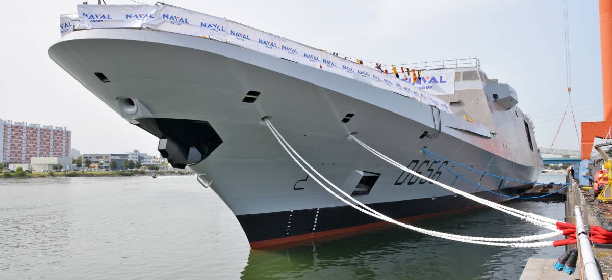 Alsace : la première FREMM DA en achèvement à flot | Mer et Marine