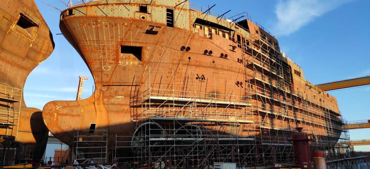 LDA : la construction du Wind of Hope avance | Mer et Marine