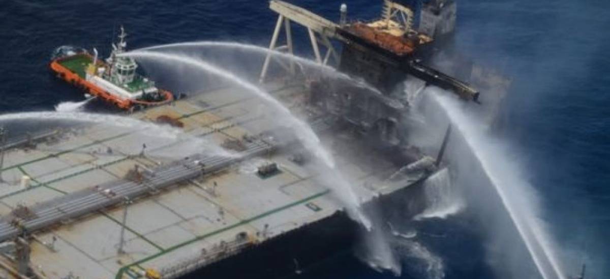 Sri Lanka : à bord du VLCC New Diamond, le feu est éteint | Mer et Marine