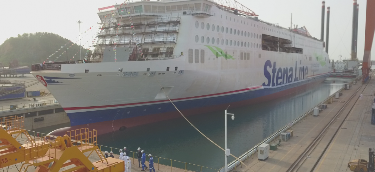 Stena : mise à l’eau du premier ferry du type E-Flexer allongé | Mer et ...