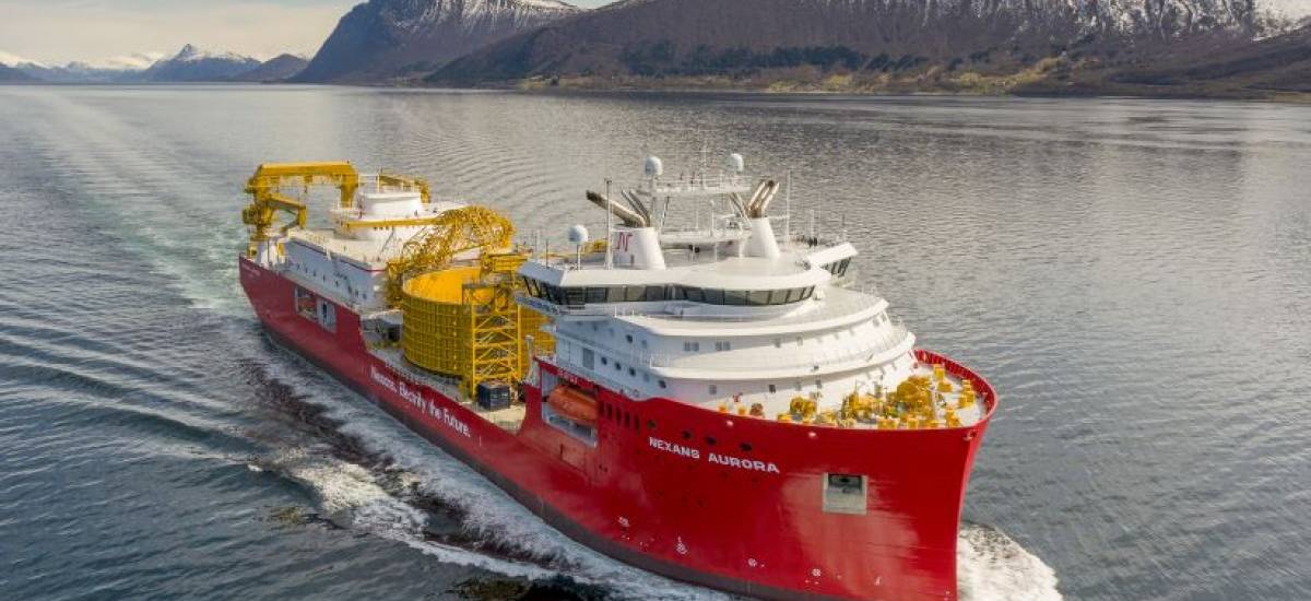 Livraison du nouveau câblier Nexans Aurora | Mer et Marine