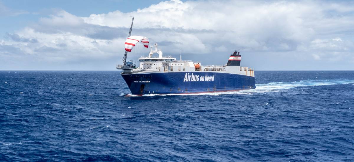 Airseas : premières images du Seawing sur le Ville de Bordeaux | Mer et Marine