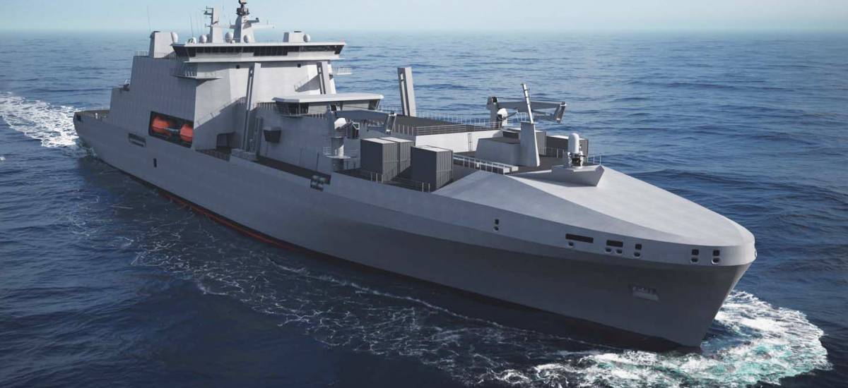 Nouvelles vues des futurs bâtiments logistiques de la marine ...