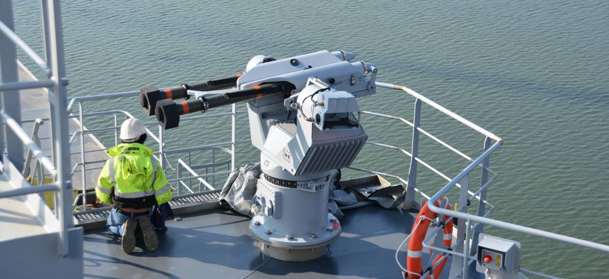 Le BRF Jacques Chevallier a effectué cet été son premier tir de Simbad ...