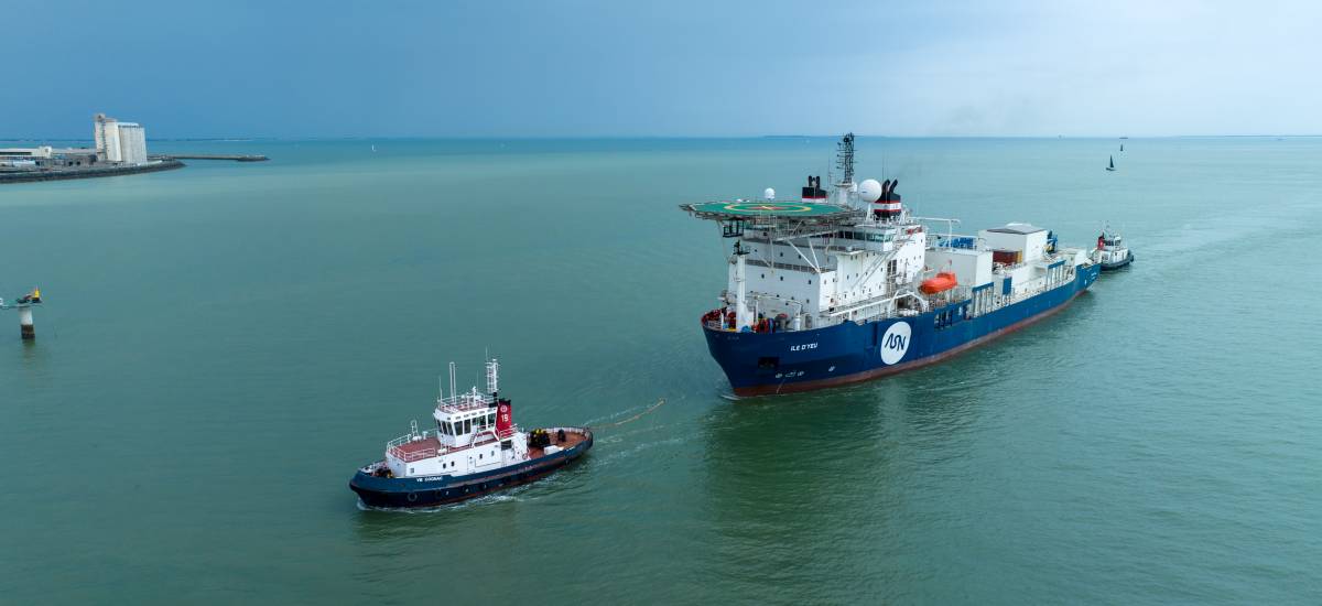 A bord de l’Ile d’Yeu, le nouveau câblier d’ASN | Mer et Marine