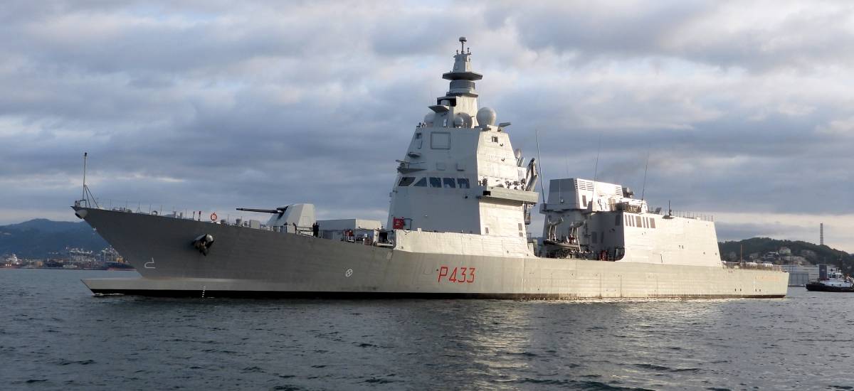 Le PPA italien Marcantonio Colonna débute ses essais en mer | Mer et Marine