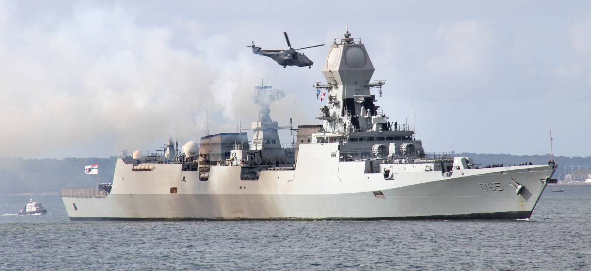 Le destroyer indien Chennai en escale à Brest | Mer et Marine