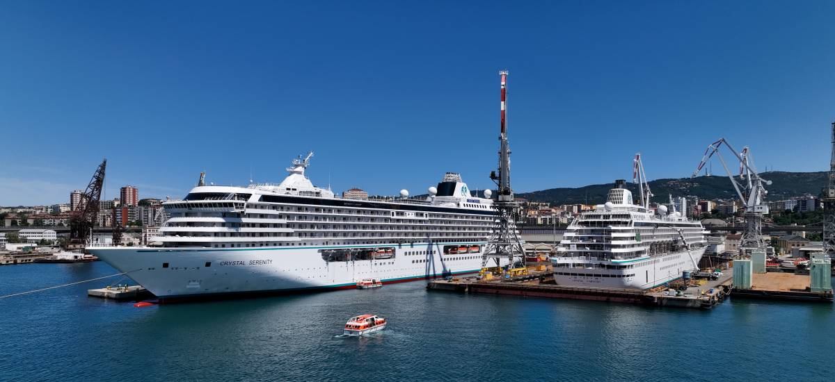 Fincantieri achève la rénovation des deux paquebots de Crystal | Mer et ...