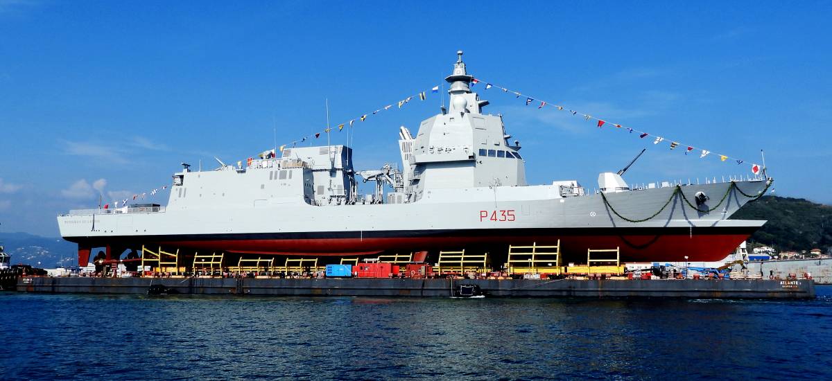 Le 6ème PPA de la marine italienne mis à l’eau | Mer et Marine
