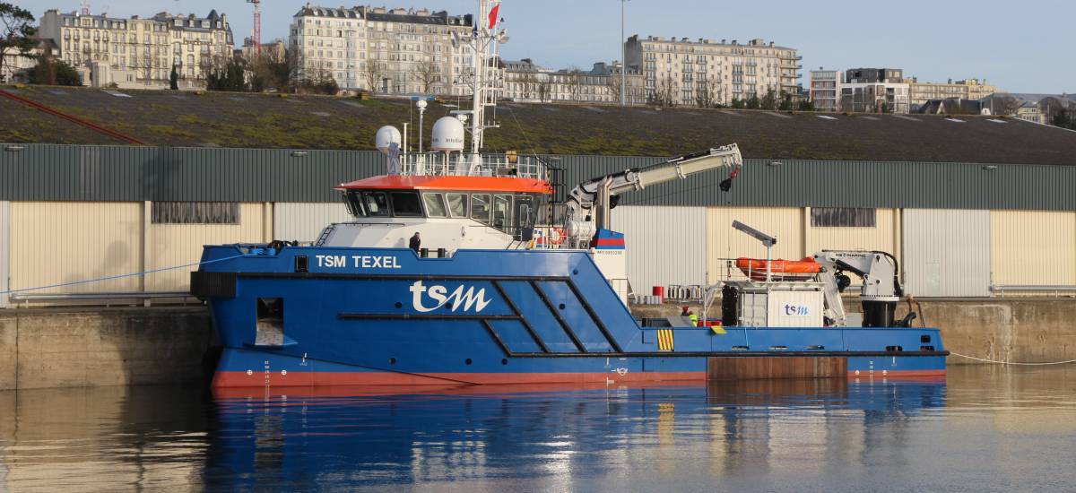 À bord du TSM Texel, nouveau navire polyvalent de Thomas Services ...