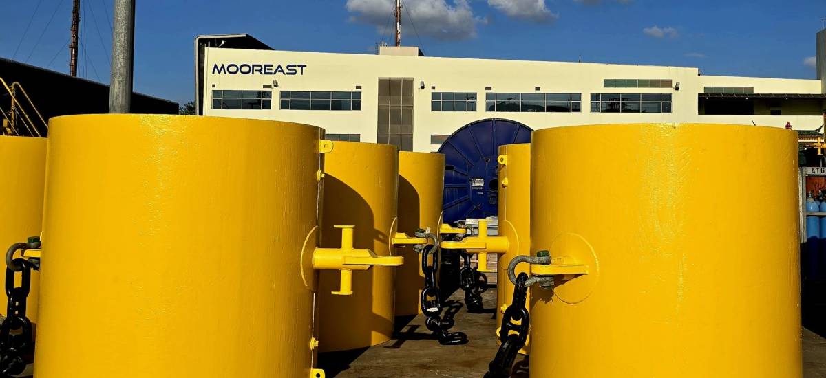 Eolien flottant : Mooreast construit à Singapour les ancrages d’Eolmed ...