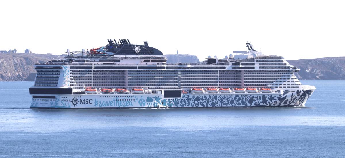 Brest accueille les paquebots MSC Euribia et Jewel of the Seas | Mer et ...