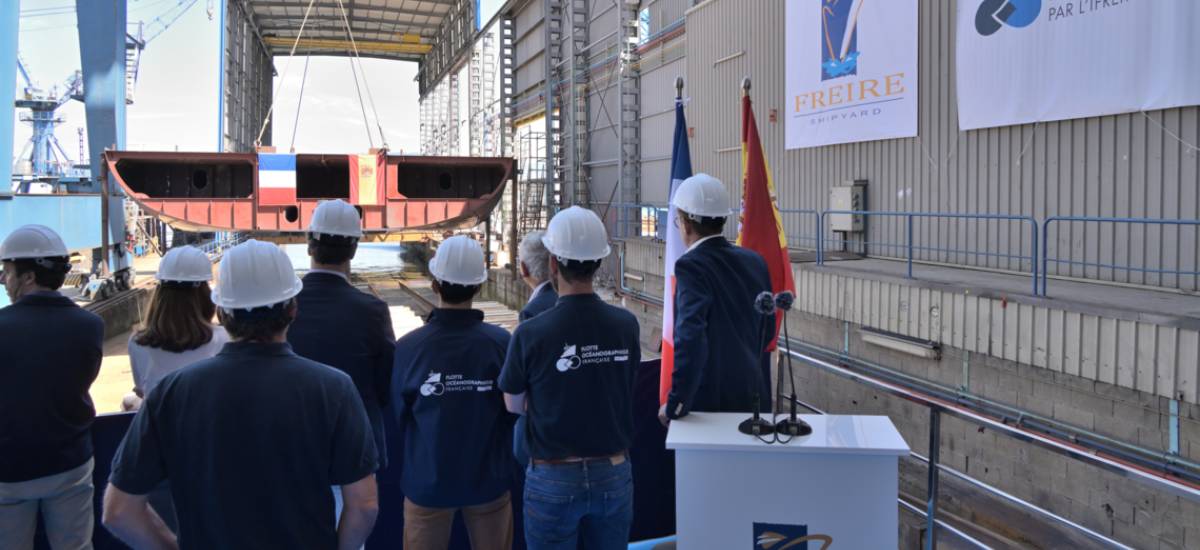 FOF : le futur navire océanographique Anita Conti mis sur cale en ...