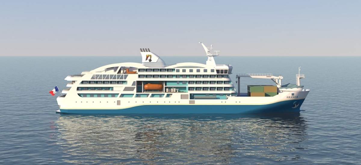 Polynésie : Aranui Cruises annonce l'arrivée en 2027 de l'Aranoa, son ...