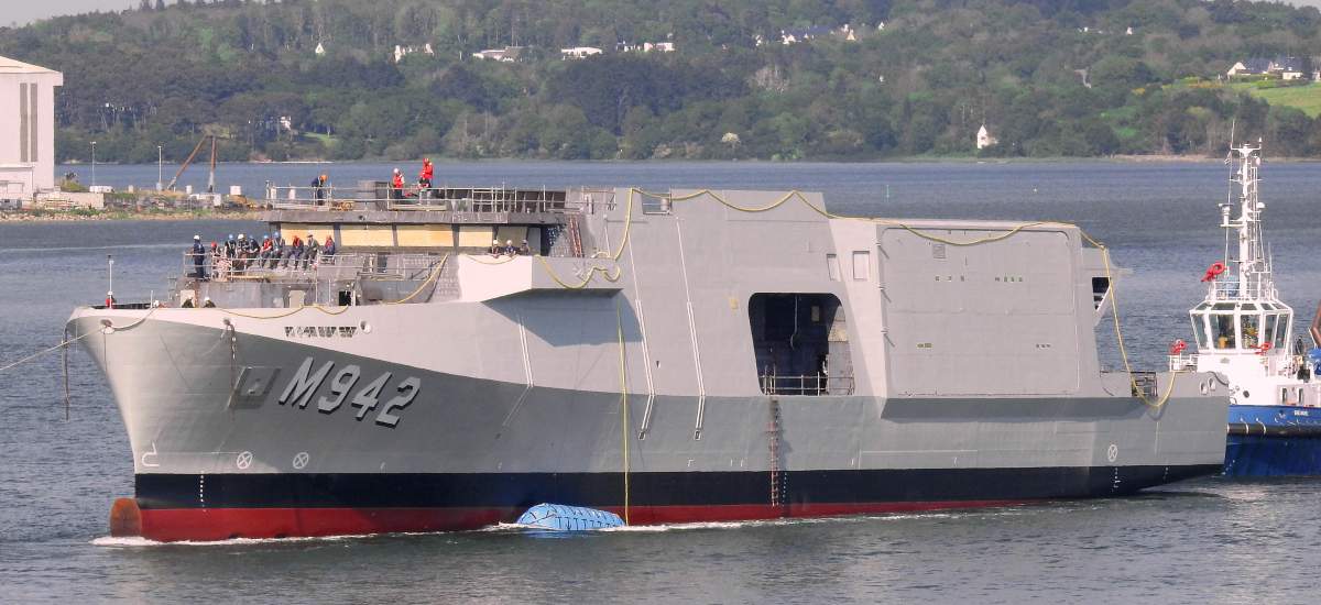 Kership met à l'eau le Brugge, 5ème des 12 nouveaux chasseurs de mines ...