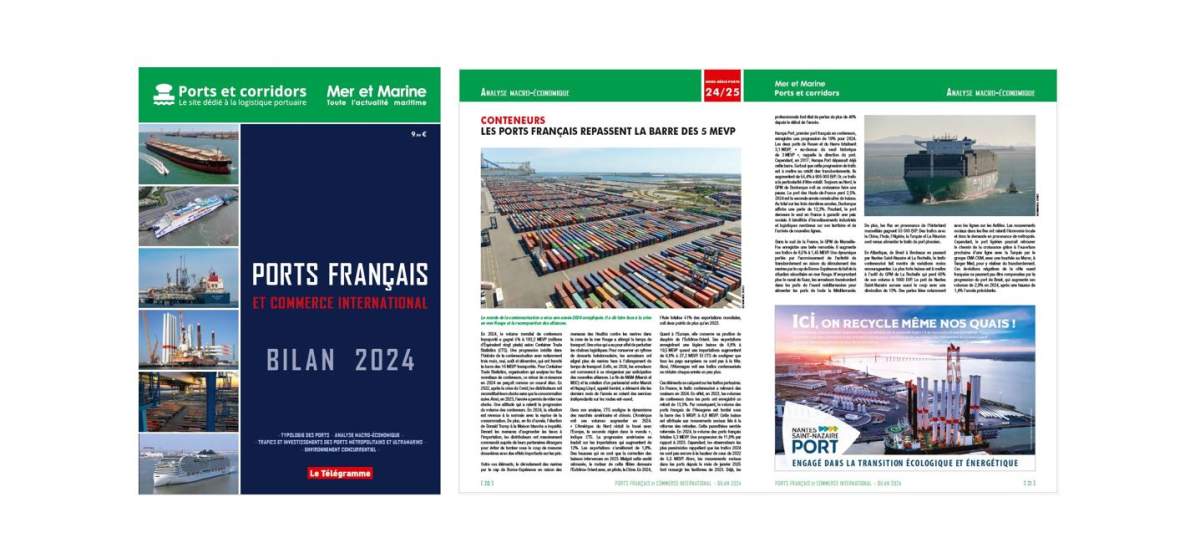 Bilan 2024 des ports de commerce français : notre hors-série disponible ...