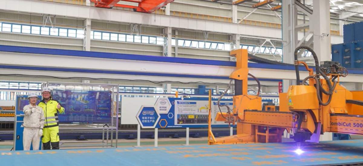 Eolien : découpe de la première tôle du Wind Apex, nouveau navire d’installation de Cadeler ...