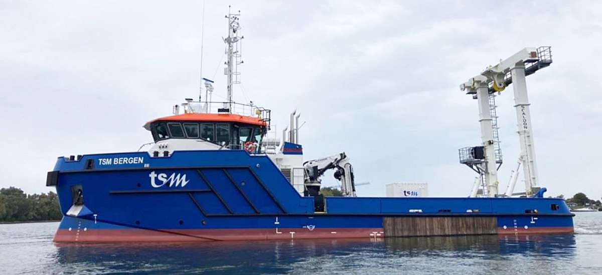 Le navire polyvalent TSM Bergen livré à Thomas Services maritimes | Mer ...