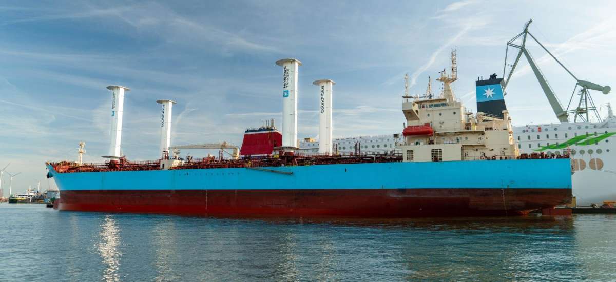 Un premier navire de Maersk Tankers équipé de ses profils aspirés ...
