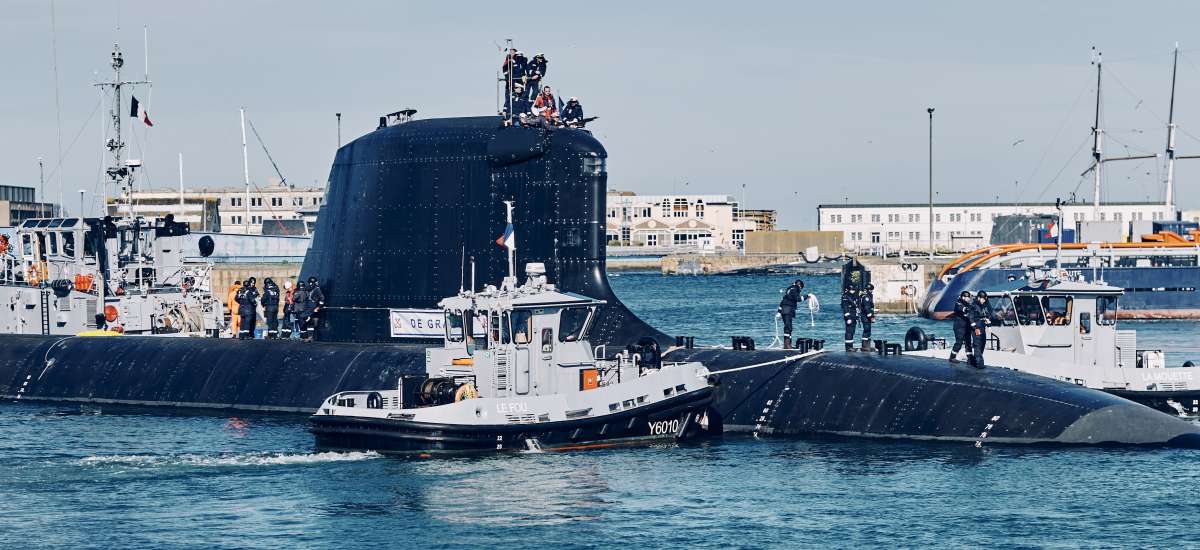 Le sous-marin nucléaire d'attaque (SNA) De Grasse débute ses essais en ...