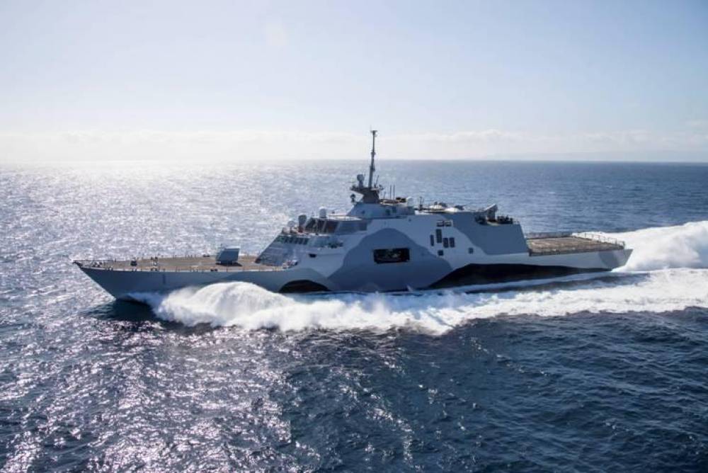 L’USS Freedom s'offre une pointe de vitesse à plus de 40 nœuds | Mer et ...