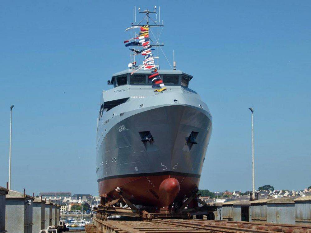 Le bâtiment de formation Almak mis à l’eau | Mer et Marine