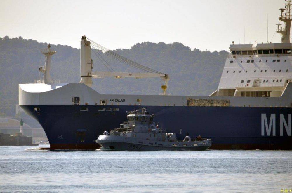 Le nouveau roulier de la Maritime Nantaise rejoint Toulon | Mer et Marine