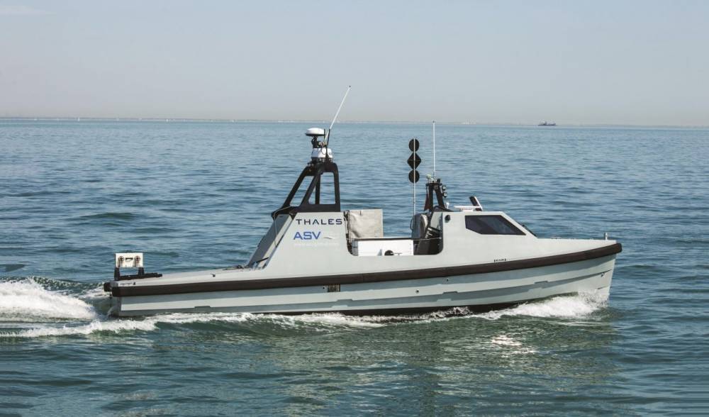 Thales déploie des USV et UAS au profit de la Royal Navy | Mer et Marine