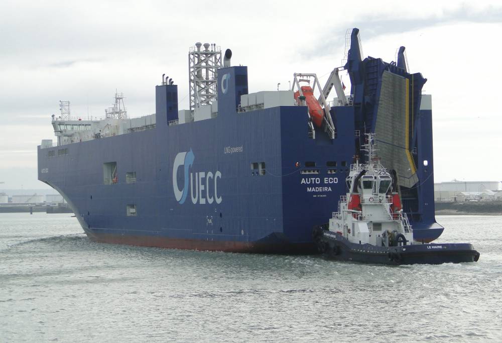 Le nouveau roulier d’UECC doté d'une propulsion GNL a rejoint l'Europe ...
