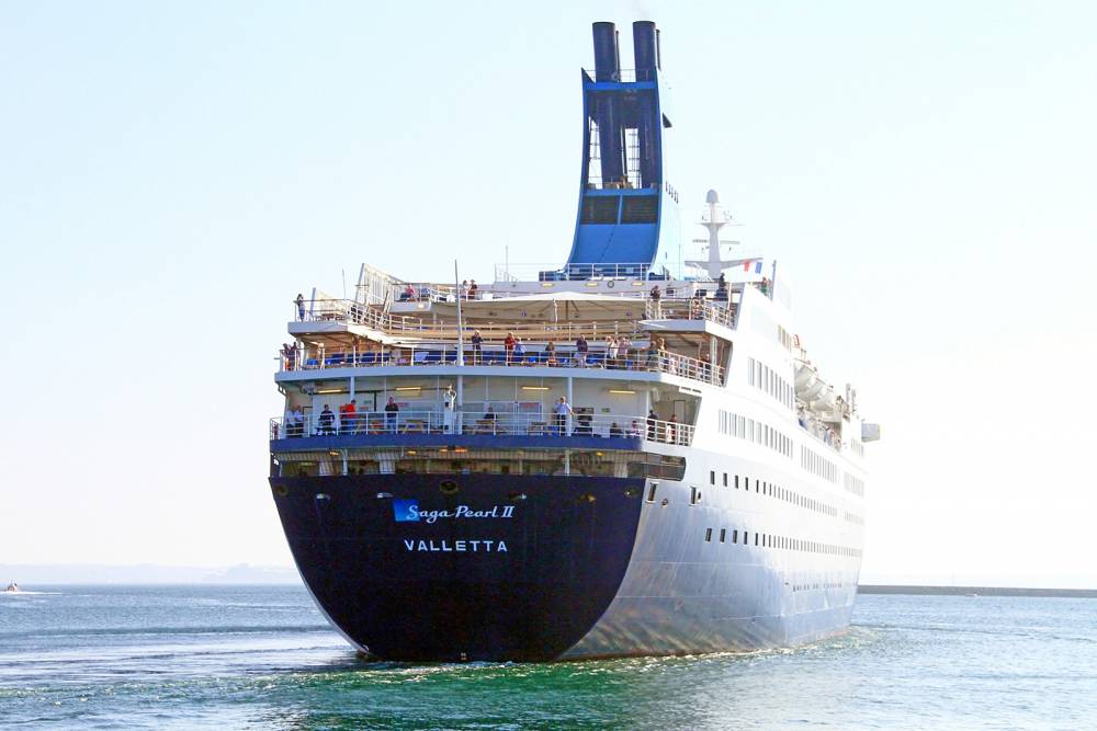 Le Saga Pearl II a inauguré la saison des croisières à Brest | Mer et ...
