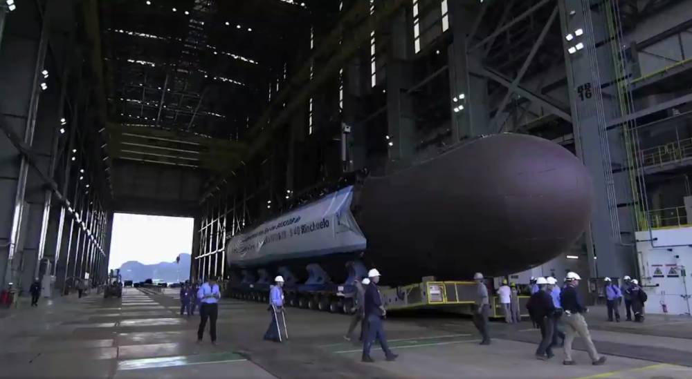 La construction du premier Scorpene bresilien progresse | Mer et Marine